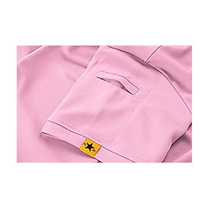 ZITY Mens Polo Shirt Short Sleeve Sports Golf Tennis T-Shirt 012-Pin 3XL Pink