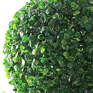 Artificial Plant Topiary Ball Faux Boxwood Decorative Balls Indoor Outdoor Greenery Hanging Plant Ball for Backyard, Balcony, Garden, Wedding Party Home Decor 36CM
