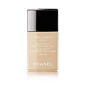 VITALUMIÈRE AQUA ULTRA-LIGHT SKIN PERFECTING SUNSCREEN MAKEUP SPF 15 Color: 20 Beige Tendre