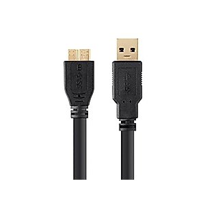 UC-E22 Replacement USB Cable for Nikon DSLR D500 Camera, USB 3.0 A to Micro B Cable, 6 Feet