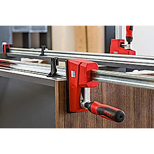 BESSEY KRE3512, 12 In., Parallel Clamp, K Body REVO Series - 1700 lbs Nominal Clamping Force , Spreader, and Woodworking Accessories - Clamps and Tools for Woodworking, Cabinetry, Case Work