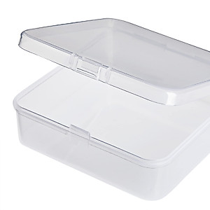 Bright Creations 40 Piece Empty Square Mini Storage Containers with Lids for Crafts, Jewelry, Board Game Storage (4 Sizes)