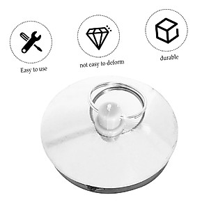 jojofuny 21 Pcs Sink Stopper Hard Case with Foam Kitchen Hole Cover Bathtub Stopper Bath Tub Drain Plug Roofing Torch Kitchen Drains Stopper Bathtub Plug Wooden Barrel Stainless Steel