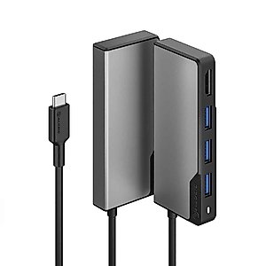 ALOGIC USB-C Fusion CORE 5-in-1 Hub V2-3 x USB-A3.1 Gen 1, 1 x USB-C 3.1 Gen 1 100W PD, and 1 x HDMI 4K [60Hz]