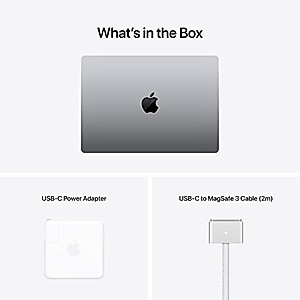 Apple 2021 MacBook Pro (14-inch, M1 Pro chip with 10‑core CPU and 16‑core GPU, 16GB RAM, 1TB SSD) - Space Gray