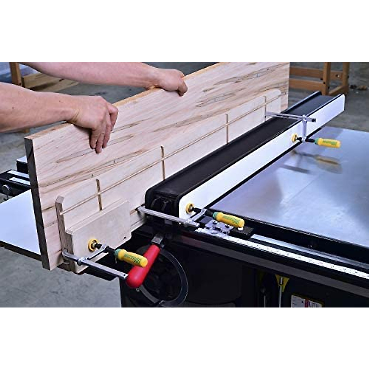 MICROJIG Matchfit DVC-538K2_K2 Dovetail Clamps Set With Soft-Grip Handle, 2-Piece, 2-Pack