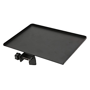 Mic Rack Stand Phone Holder, Multifunctional Microphone Stand Tray, Alloy Clamp-On Chat Room for Live Broadcast