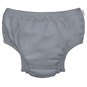 i Play Unisex Reusable Absorbent Baby Swim Diapers Gray 24 Months