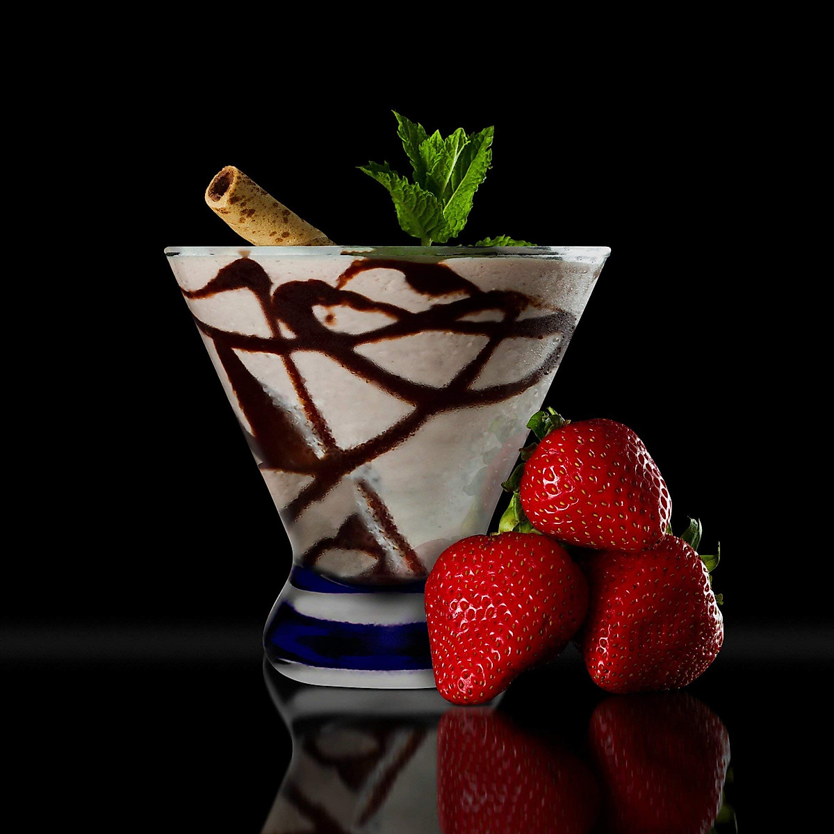 Libbey Martini Glasses 8.25 oz. Set of 10, Bulk Pack - Great for Cocktails, Wedding Favors, Party Favors, Events - Blue