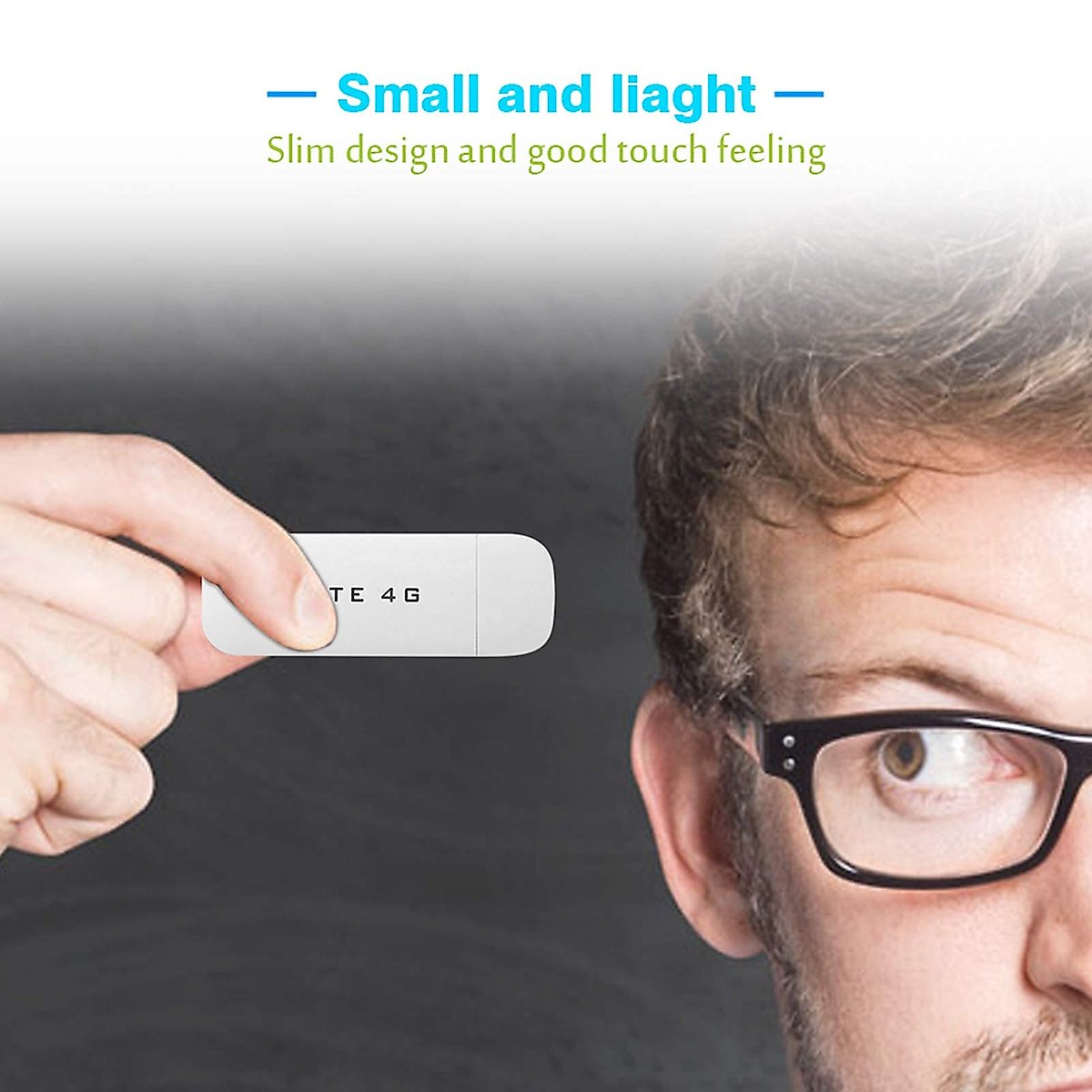 Ciglow High Speed 4G LTE USB Network Adapter Hotspot Router,Share Up to 8 Users Plug and Play(with Function)