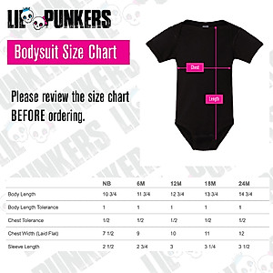Lil Punkers I Love Mom Tattoo Onesie (24 month)