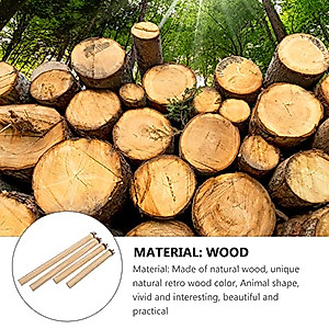 Mipcase Pet Birds Standing Bar 4PCS Parrot Standing Bird Perch Bird perches Parrot Perch Sticks Sturdy Bird Parrot Standing Sticks