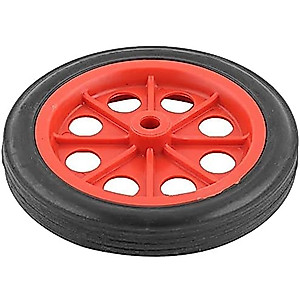 2 Pcs Replaceable Shopping Basket Cart 5.5" Wheels Red Black