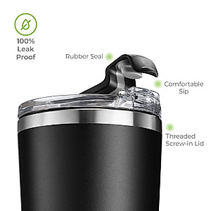 SIPX™ Triple-Insulated Tumblers - 22oz. Premium Modern Tumbler With Lid, insulated Cup Keeps Hot For 6 Hours, Stainless Steel Tumbler Made Of Sustainable Material, Coffee Travel Mug For Home & Office