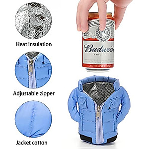 Beverage Jacket Can Cover Drink Insulated Coolers For 12oz 2Pcs Fun Gifts for Family and Fiends