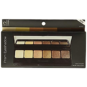 e.l.f. Cosmetics Prism Eyeshadow Palette, Six Silky Eyeshadows Create Luminous, Shimmery Eyes, Naked