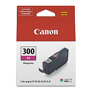 Canon PFI-300 Lucia PRO Ink, Magenta, Compatible to imagePROGRAF PRO-300 Printer