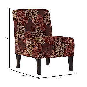 Linon Coco Accent Chair, Harvest