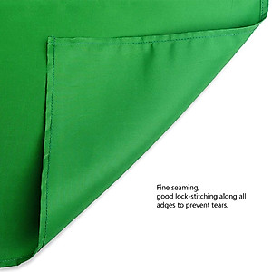 Hemmotop Green Screen Backdrop, 10 x 20 ft Chromakey Greenscreen Background,Large Seamless Green Backdrop Background Cloth,for Photography,Zoom,Live Streaming