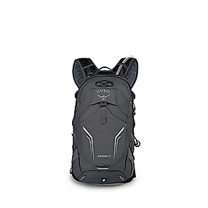 Osprey Syncro 12L Men's Hiking Backpack with Hydraulics Reservoir, Coal Grey, One Size