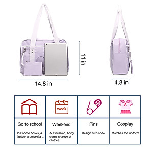 STEAMEDBUN Kawaii Ita Bag Japanese School Bag Cute Tote Bag Large Shoulder Anime Heart Purse