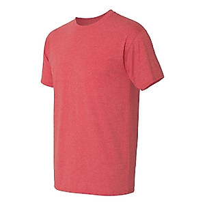 Hanes Adult Perfect-T Triblend T-Shirt,RED TRIBLEND,L