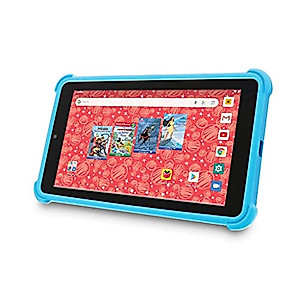 Venturer Small Wonder 7" Android Kids Tablet with Disney Books, Bumper Case & Google Play, 16GB Storage & 2GB RAM Dual Band 5GHz/2.4GHz WiFi (Blue)