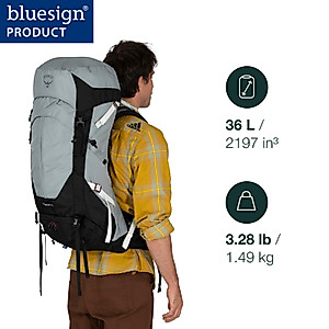 Osprey Stratos 36 Men's Hiking Backpack, Cetacean Blue