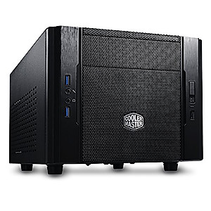 Cooler Master RC-130-KKN1 Elite 130 - Mini-ITX Computer Case with Mesh Front Panel and Water Cooling Support