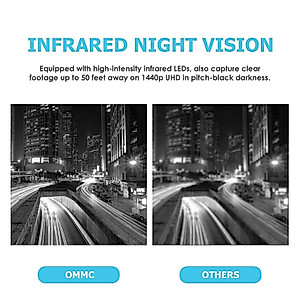 OMMC K3 1440P HD Police Body Camera,Portable Body Camera with with Audio Recording Wearable,Night Vision, 128G Memory Body Worn Camera for Law Enforcement,Personal Use