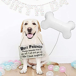12pcs Dog Bone Balloons Aluminum Foil Bone Shaped Balloons for Pets Dog Kids Birthday Party Supplies