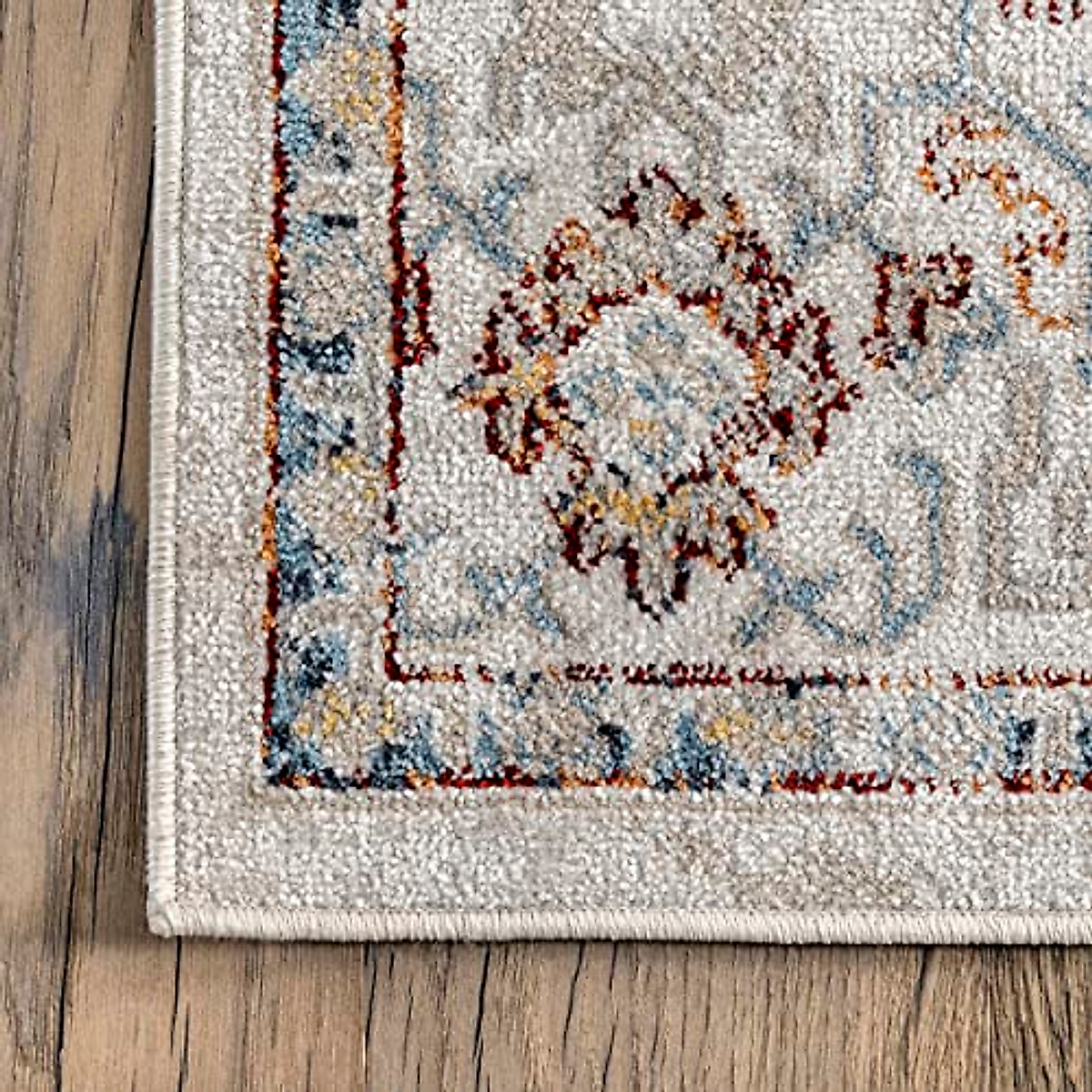 nuLOOM Cady Machine Washable Transitional Area Rug, 5x8, Beige