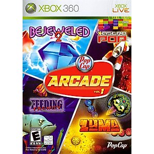 PopCap Arcade Vol. 1 (Bejeweled 2, Astro Pop, Feeding Frenzy, Zuma)