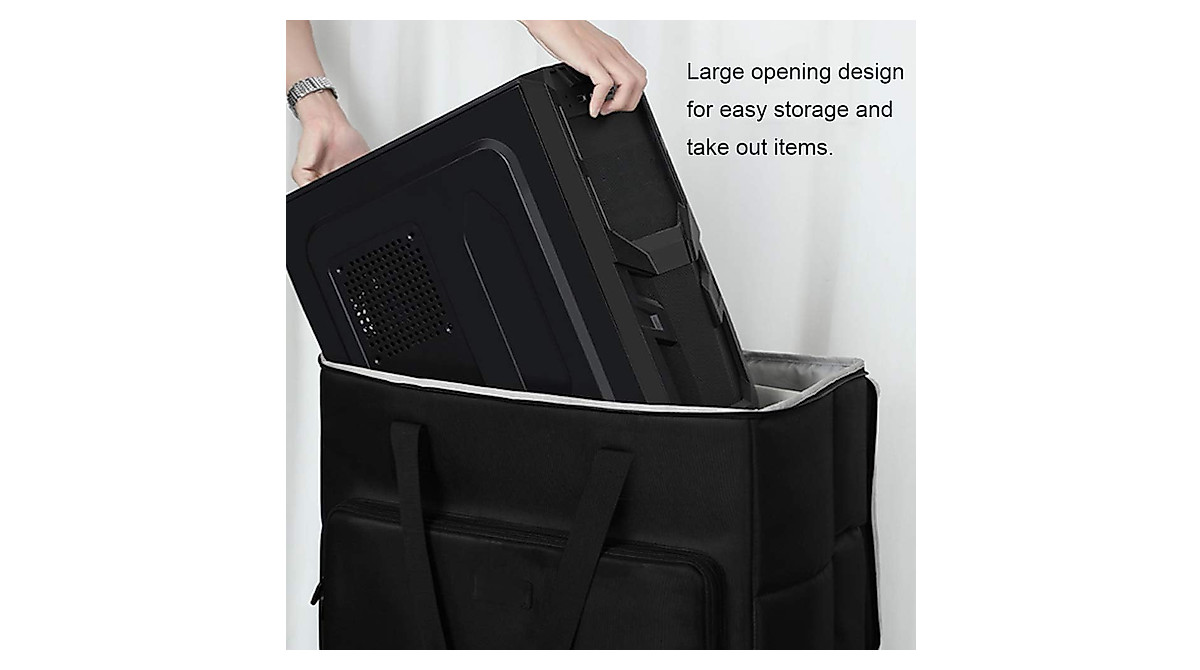 Buwico Desktop PC Travel Case with Wheels - 27 Inch Monitor
