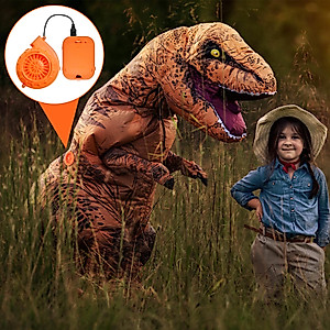 Uderwarb Inflatable Costume Fan Replacement, Mini Blower Fan Dinosaur Pump for Inflatable Costume Blow Up