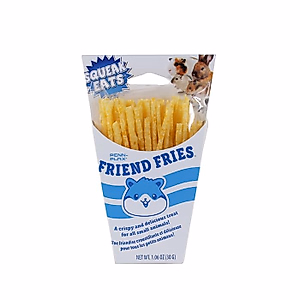 Penn-Plax Squeak Eats: Friend Fries â€“ Crispy and Delicious Treat for All Small Animals â€“ 1 Count