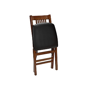 Meco STAKMORE True Mission Folding Chair Fruitwood Finish, Set of 2