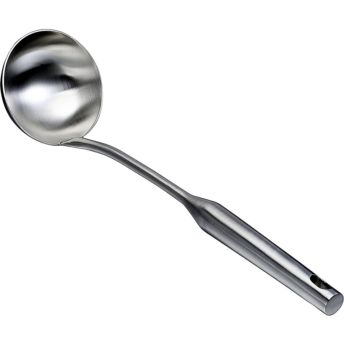 TBWHL Metal Soup Ladle 304 Stainless Steel Gravy Sauce Ladle with Long Handle for Kitchen 13.4"