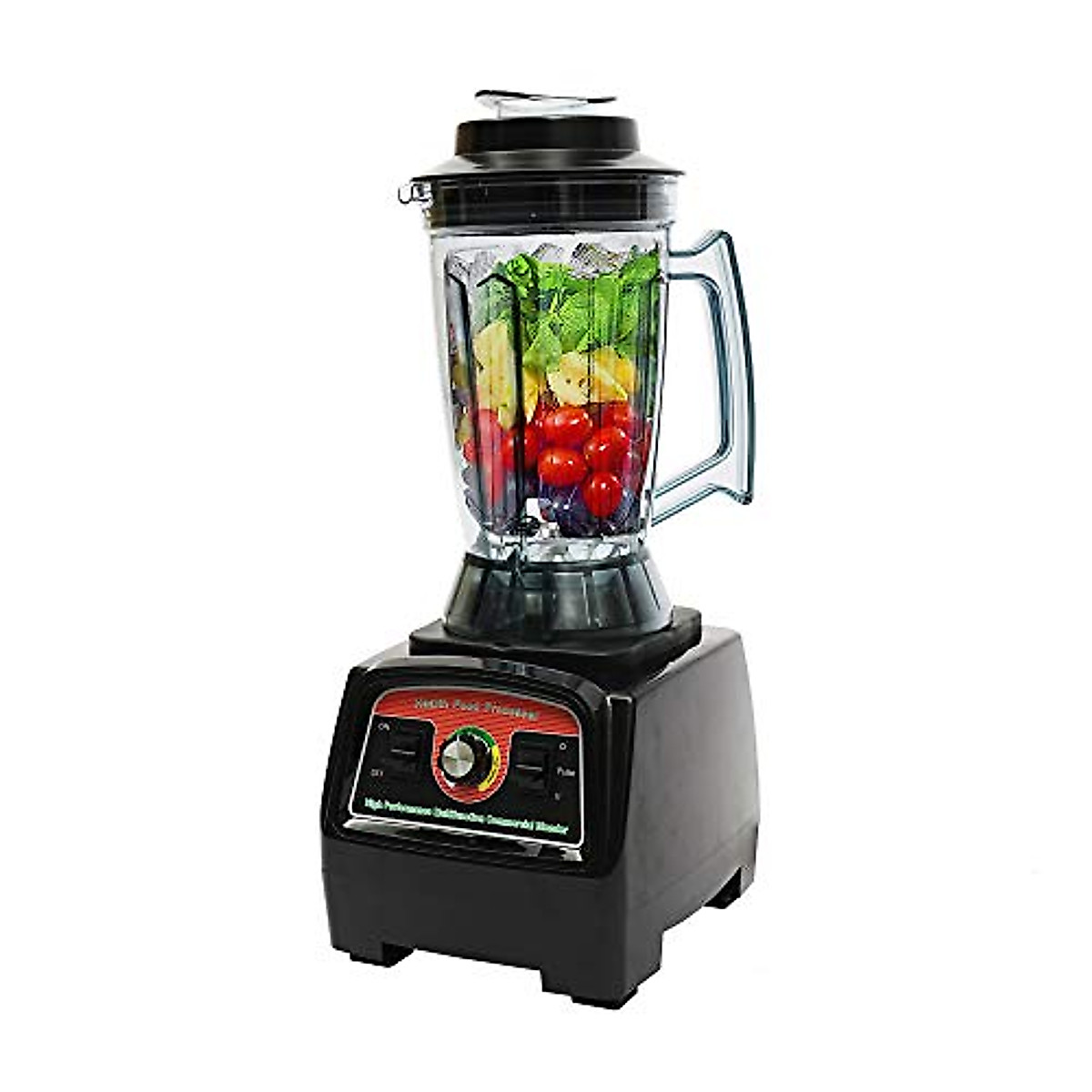 3.9L Commercial Blender Smoothie Maker Wet & Dry Universal Fruit Juicer Ice Crusher Shaved Ice Smoothie Machine 2800W Frozen Fruit Countertop Blender Heavy Duty Blender Milk Shaker Grains Processor