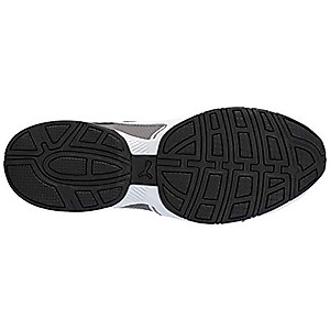 PUMA Mens Cell Surin 2 Cross Trainer, MATTE Charcoal Gray-PUMA Mens White, 9.5