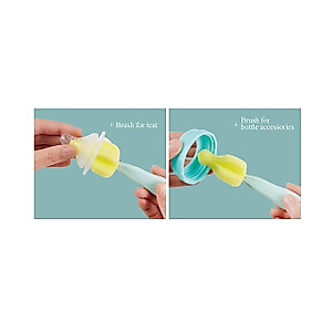 Simba Sponge Nipple Brush with Easy Hanging Hook (Turquoise)