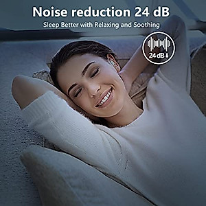 Omidyi True Wireless Sleep Earbuds, Noise Cancelling Earbuds for Sleep, Ultra Small and Skin-Soft Silicone Bluetooth Headphones in-Ear Specifically to Help You Fall Asleep Faster and Sleep Better