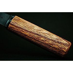 Kiridashi Craft Pocket Knife Japanese Steel Blade Wooden Handle with Sheath for Right-handed