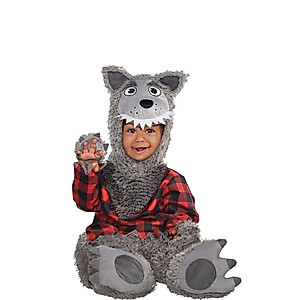 Amscan 848191 Baby Wolf Costume, 0-6 Months