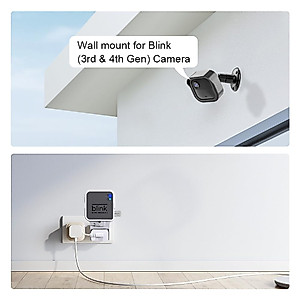 All-New Blink Camera Wall Mount for Blink Outdoor(4th & 3rd Gen) Camera,Weatherproof Protective Housing and 360 Degree Adjustable Mount for Blink Camera System (Black)