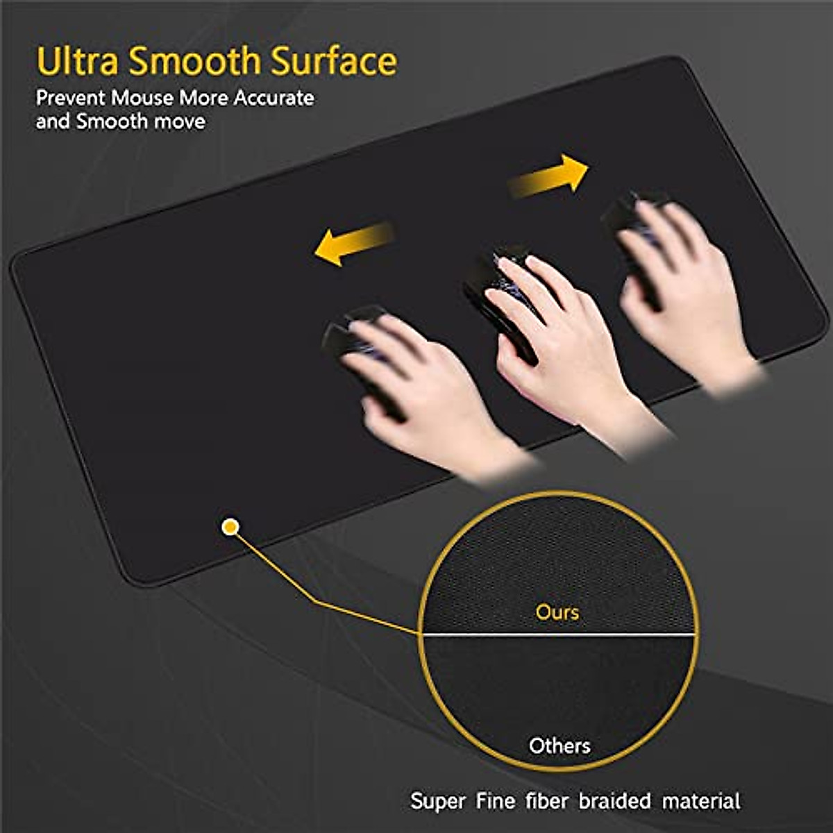 Marble Mouse Pad XXL Large Mouse Pad Gamer Computer Desk Mat Gaming Keyboard Big Mouse Pad Desk Mat PC Gamer Mousepads Mat-SS-2||300x800x2mm
