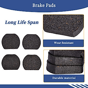 Getfarway 4Pcs Heavy Duty Go Cart Brake Pads Compatible with Manco 9597 Brake Pads for Go Kart Cart Car Mini Bike Caliper Go Kart Brake Pads