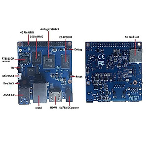 Banana Pi BPI-M2 Pro Amlogic S905X3 Single Board Computer for IOT Smart Home Control gatewa and NAS Server