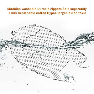 HOUSEYUAN Infant Baby Lounger Replaceable Cover co-Sleeping Newborn Baby Nest Backup Cover Breathable Machine Washable (Elephant)