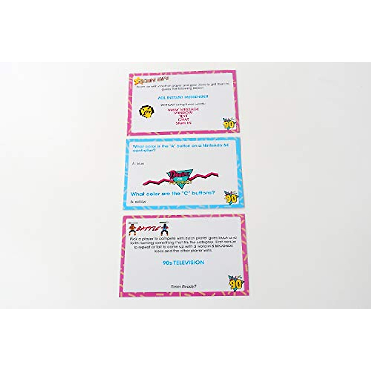 Buffalo Games Hella 90's - Pop Culture Trivia Game Brown